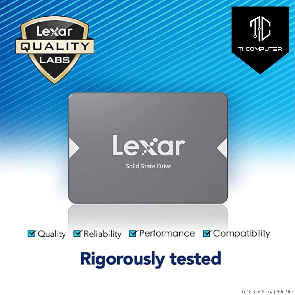NEW LEXAR NS100 512GB 2.5 inch SATA SSD 6Gb/s Solid State Drive