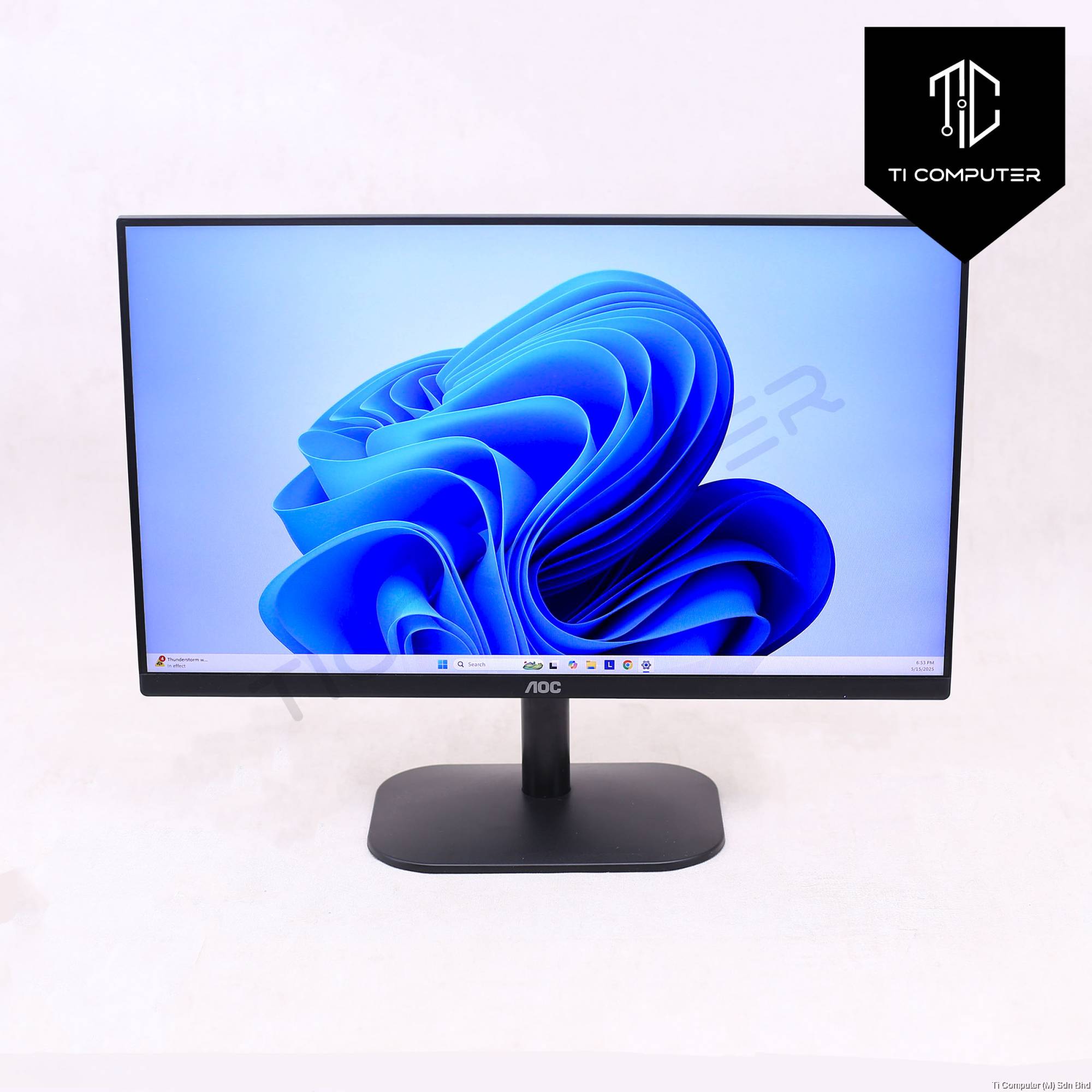 AOC 23.8 Inch 24B2XH Ultra Slim IPS Panel Flat Display 1080P FHD HDMI ...