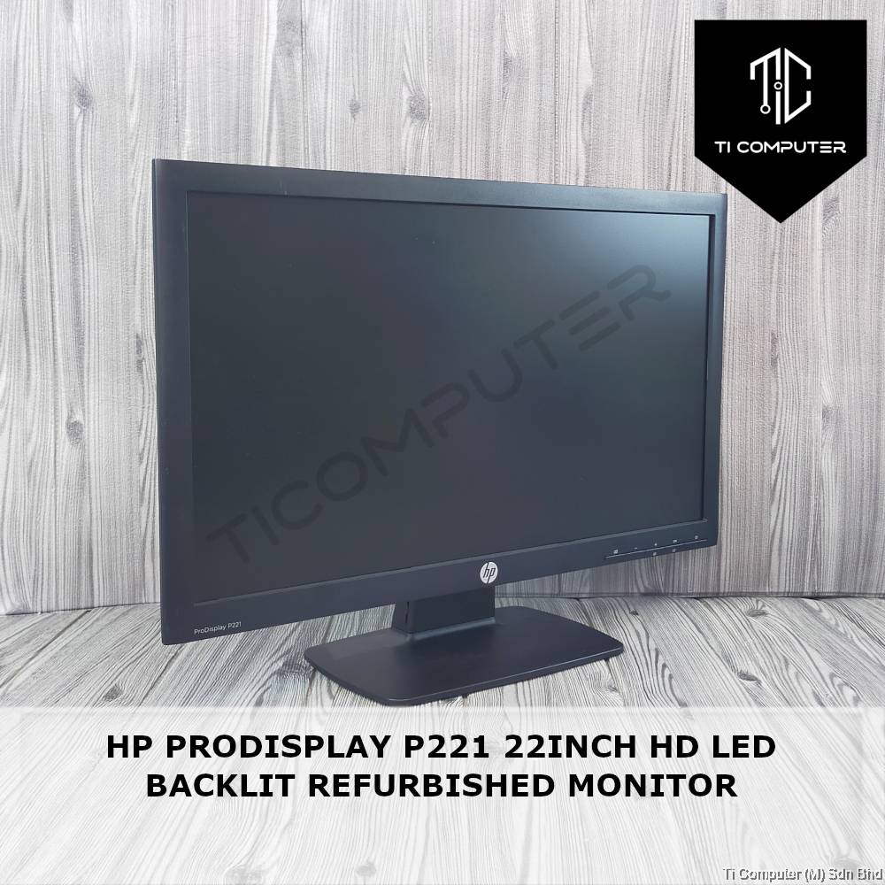 HP ProDisplay P221 22inch HD LED Backlit Refurbished Monitor