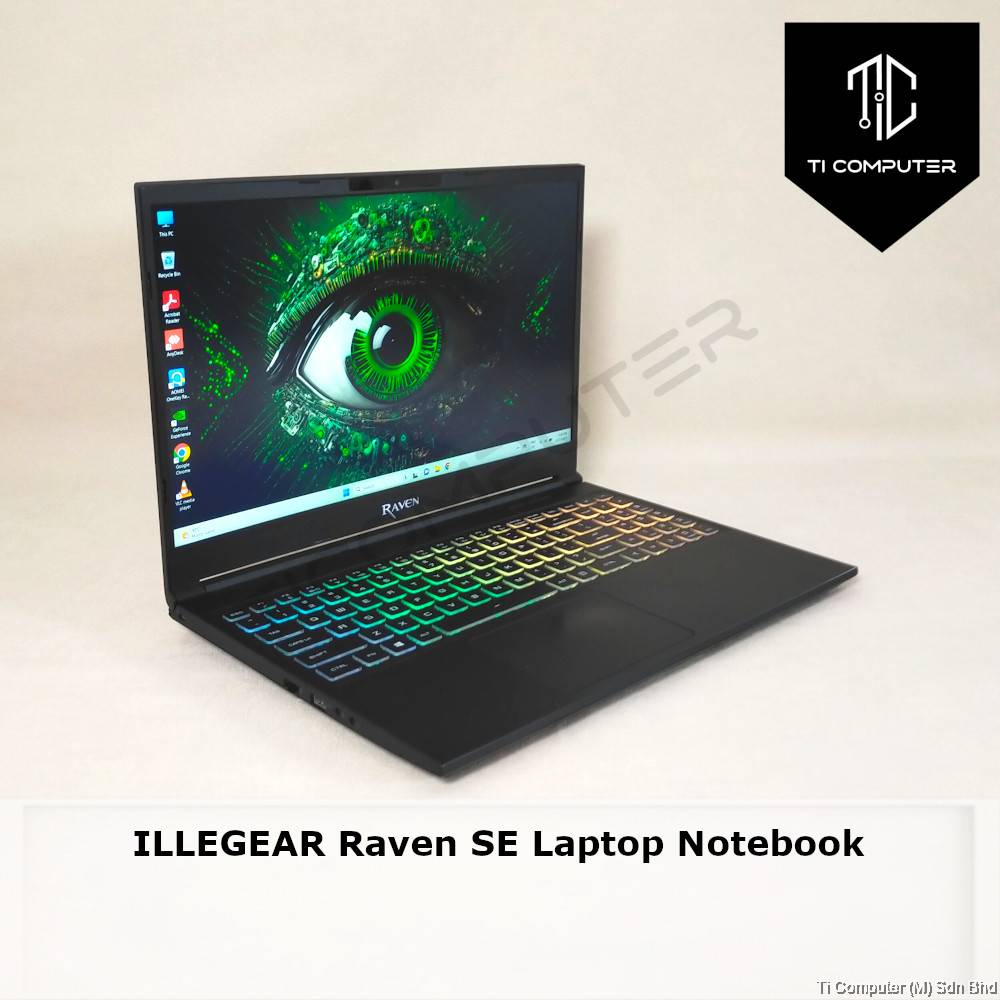 ILLEGEAR Raven SE Intel Core i5-9300H 2.4Ghz 16GB RAM 512GB SSD GeForce ...