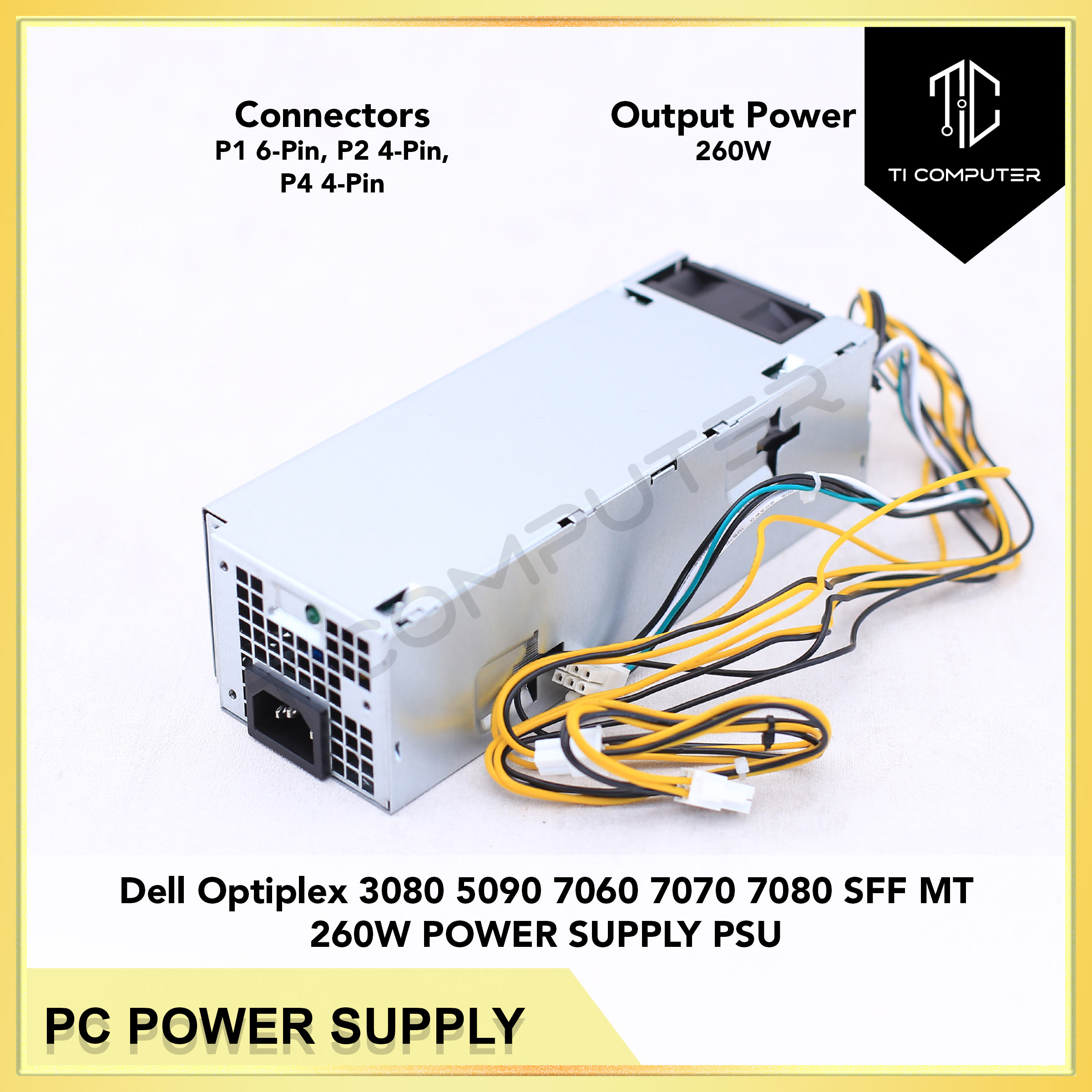 Dell Optiplex 3080 5090 7060 7070 7080 SFF MT 260W Refurbished Power ...