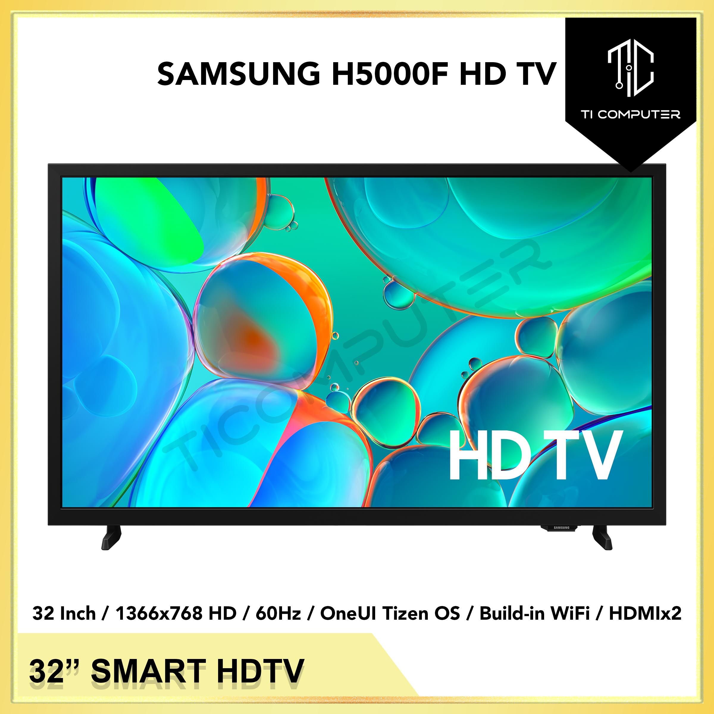 SAMSUNG H5000F 32 inch Class HD Display Dual HDMI with Build In WIFI ...