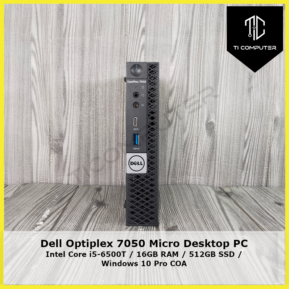 Dell Optiplex 7050 Micro Mini Intel Core i5-6500T 16GB RAM 512GB SSD ...